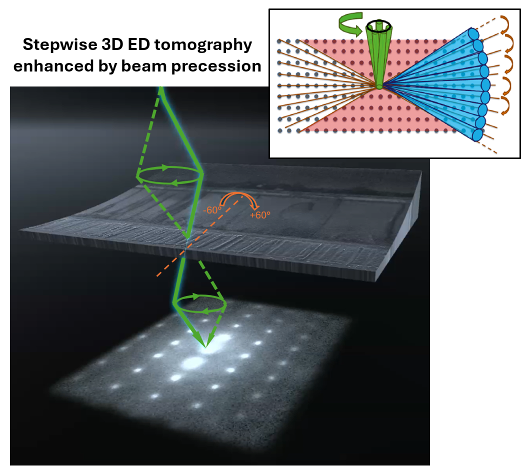Precession Electron Diffraction Tomography with Tescan TENSOR | Tescan